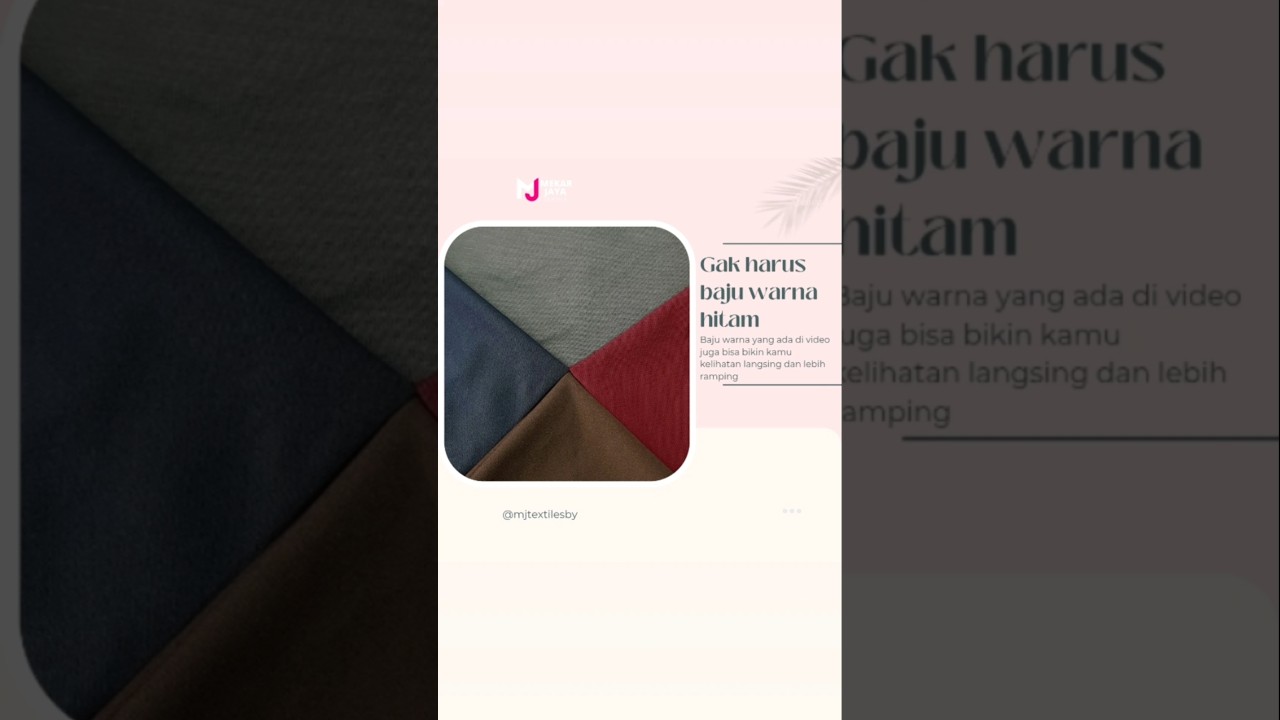 Rekomendasi warna kain yang cocok untuk tipe badan gemuk | Toko kain surabaya ecer atau kiloan # ...