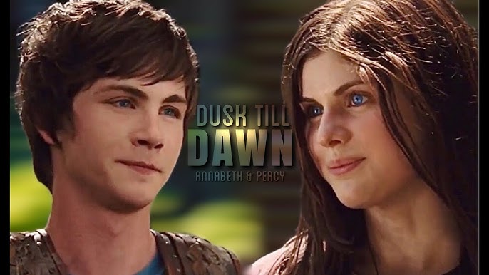Percy Jackson And Annabeth Chase Kissing In The Movie