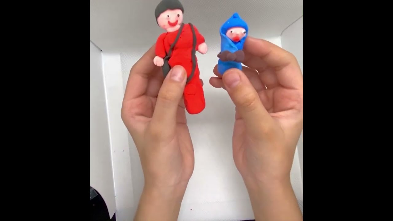 How to make a Lady with Clay | Clay Creation Ideas | Clay Lady - YouTube