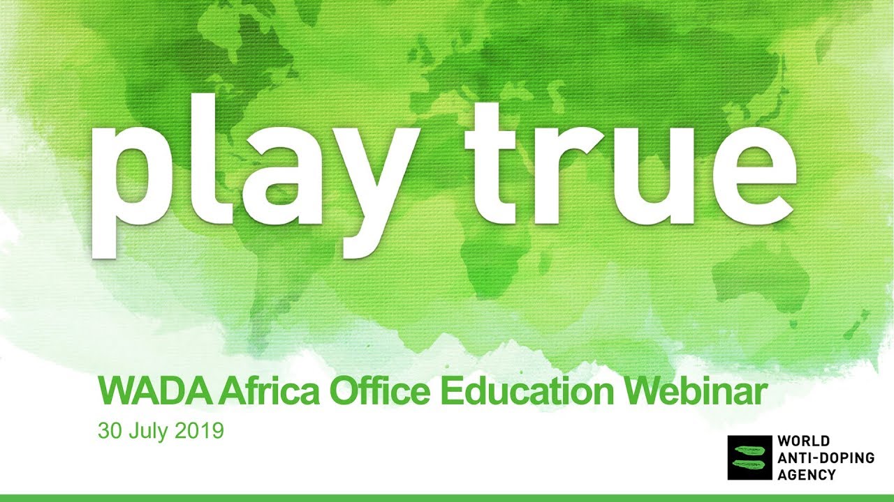 WADA Africa Office Education Webinar - YouTube