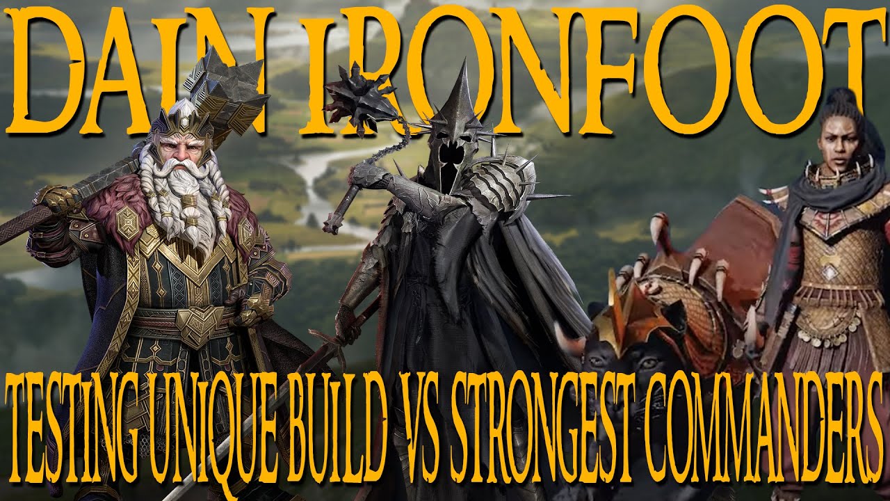 Lotr Rise To War: Dain Commander Guide Vs OP Commanders - YouTube