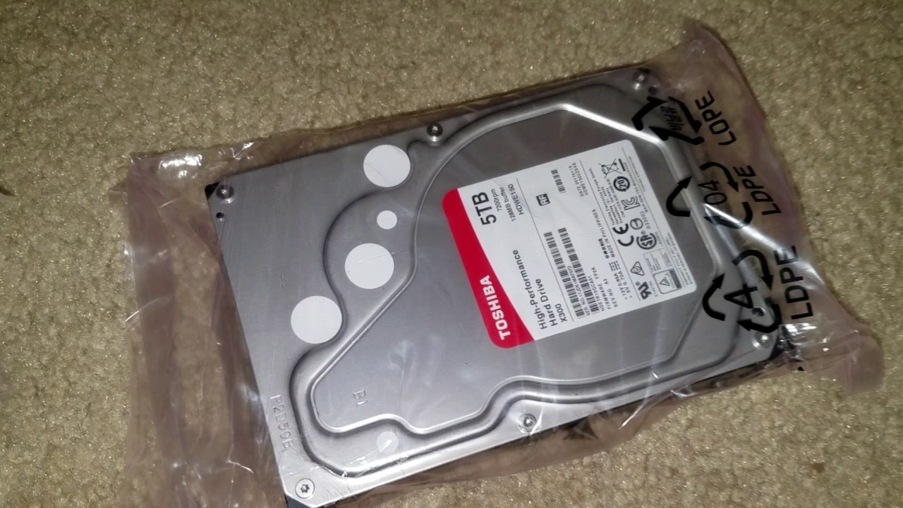 ASUS DVD RW and Toshiba 5TB X300 HDD - YouTube