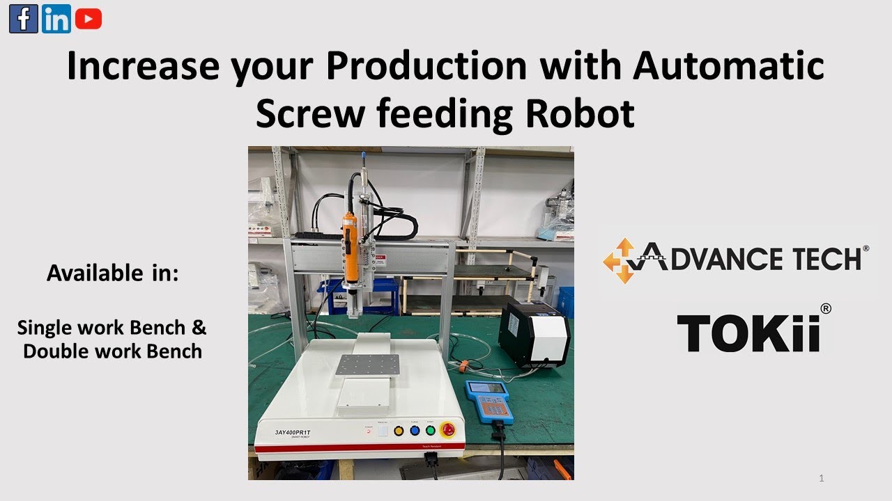 Screw Robot TOKii 3AY400PR1T AF - YouTube