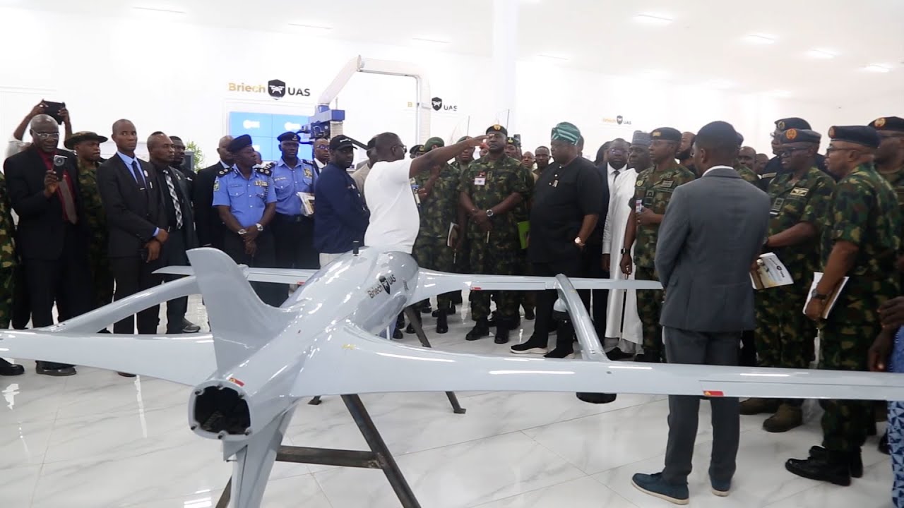 Nigerian military, Briech unveil 1st indigenous attack drones, bomb ...