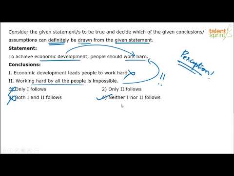 Statements and Conclusion | Example - 3 to 5 | Reasoning Ability ...