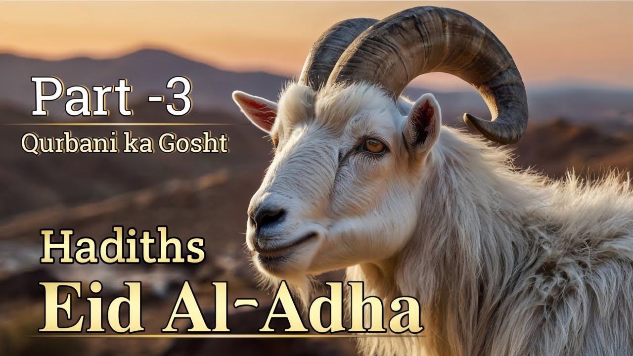 Part-3 Eid al-Adha ke Ahmiyat aur Qurbani se Mutaliq Hadithain | The Authentic Hadiths - YouTube