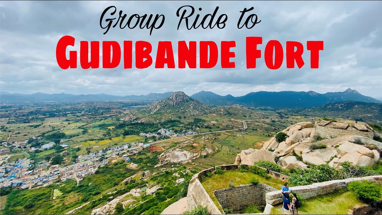 Bike ride to Gudibande Fort | 100kms from Bangalore | Must visit place ...