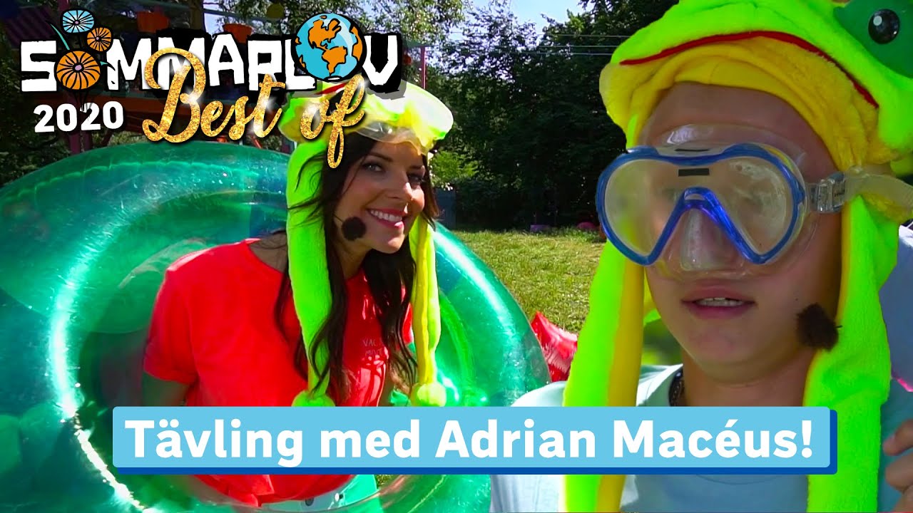 Malin tävlar med Adrian Macéus! - YouTube
