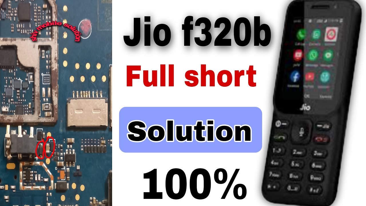 Jio F320b Full Short Solution || Dead Solution ||ऑन नहीं हो रहा है ...
