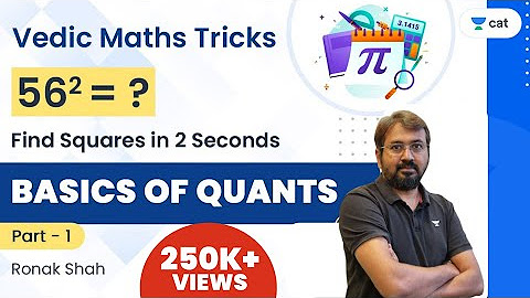 Basics of Quants | Entrance Prep | Ronak Shah - YouTube