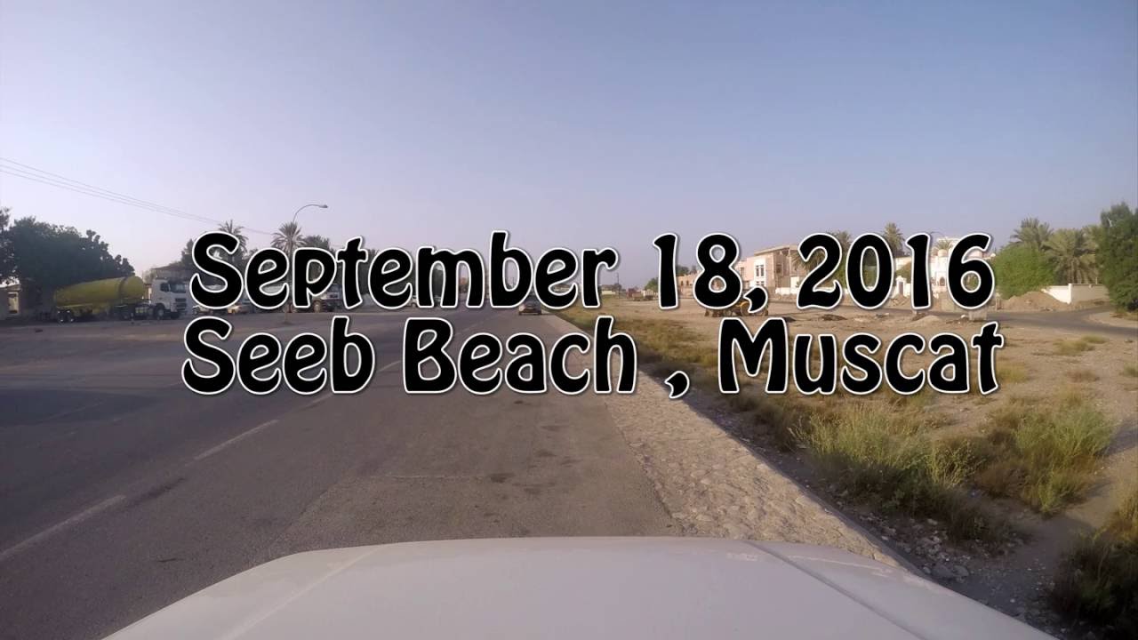 Amazing Time Lapse in Seeb Beach, Oman in 4K - YouTube