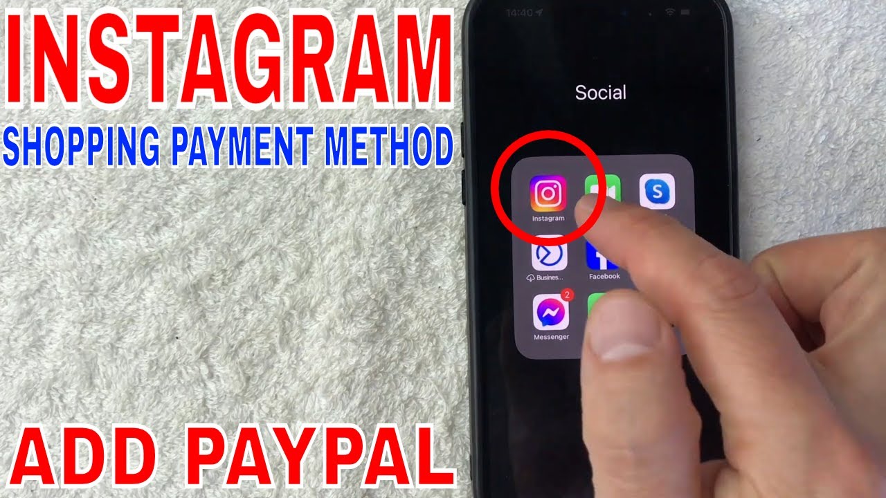 How To Add PayPal To Instagram Shopping Payment Method 🔴 - YouTube