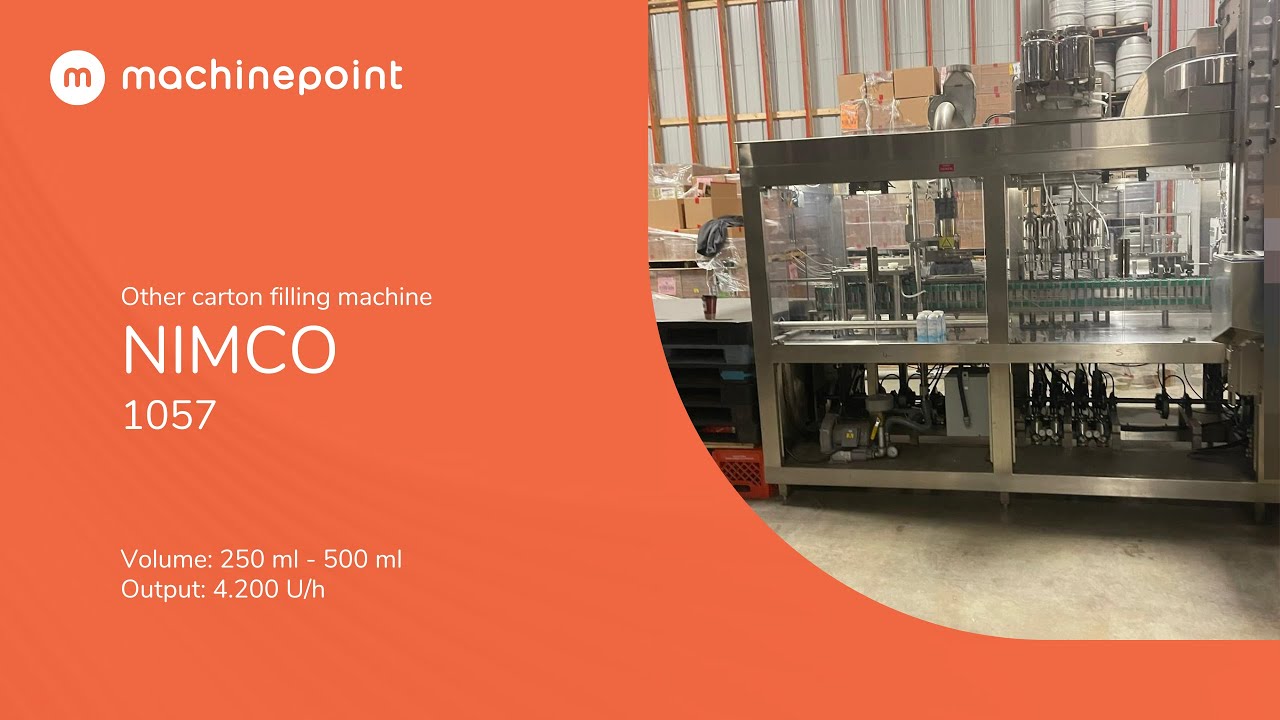 NIMCO 1057 Other carton filling machine | NIMCO Machines - YouTube