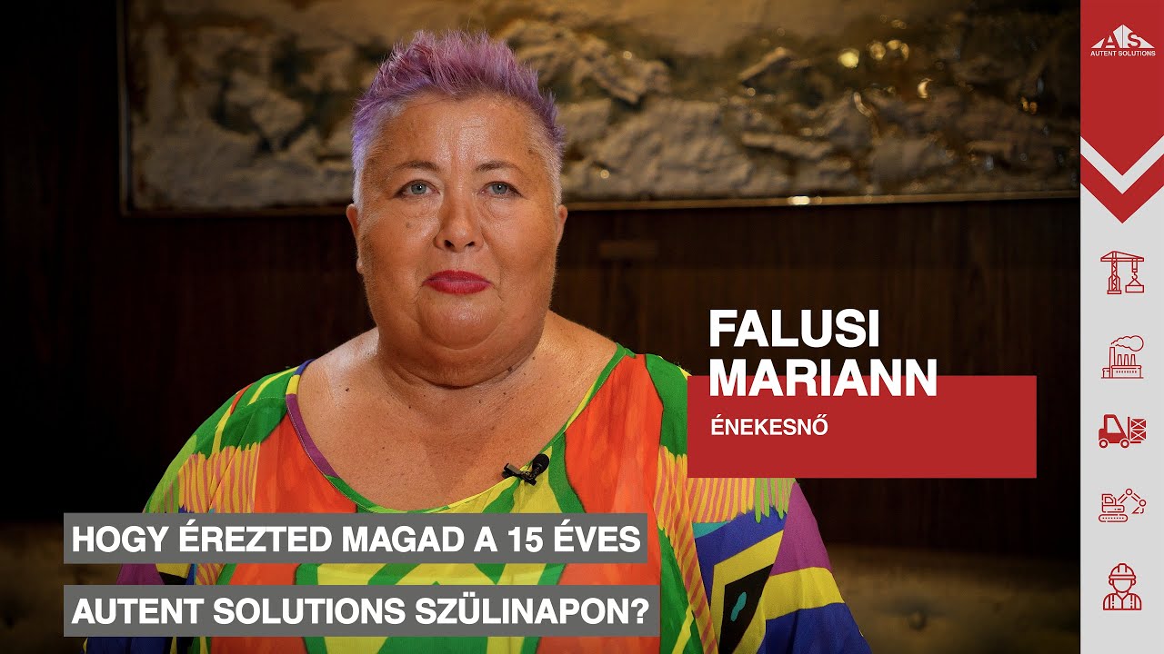 Falusi Mariann énekesnő az Autent Solutionsről - YouTube