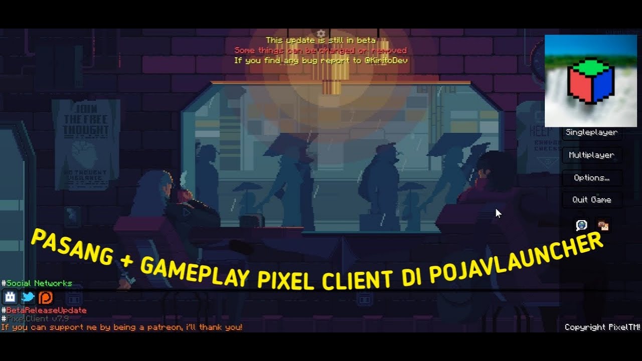 Cara Pasang Pixel Client Di Pojavlauncher 2023 | McTutorial ID - YouTube