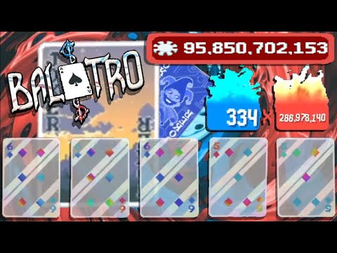 95 BILLION UNSEEDED WORLD RECORD POLYCHROME GLASS FLUSH HOUSE! Balatro ...