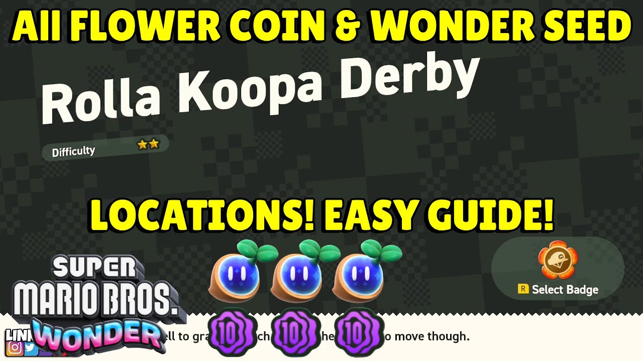 Mario Wonder | Rolla Koopa Derby Guide | Pipe Rock Plateau - YouTube