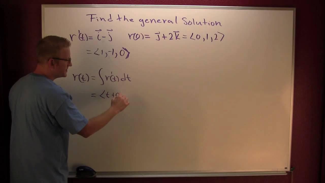integration of vector valued functions.mov - YouTube