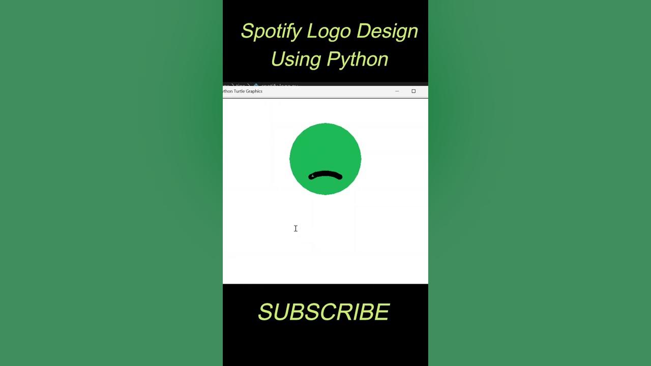 Draw Spotify Logo Using Python | #pythonturtle #pythonstatus #python #shorts - YouTube