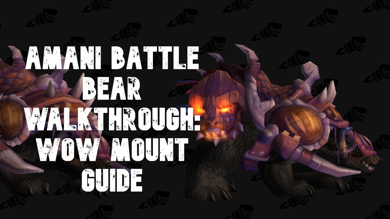 ZA Mount Run: WOW MOUNT GUIDE and Walkthrough - YouTube