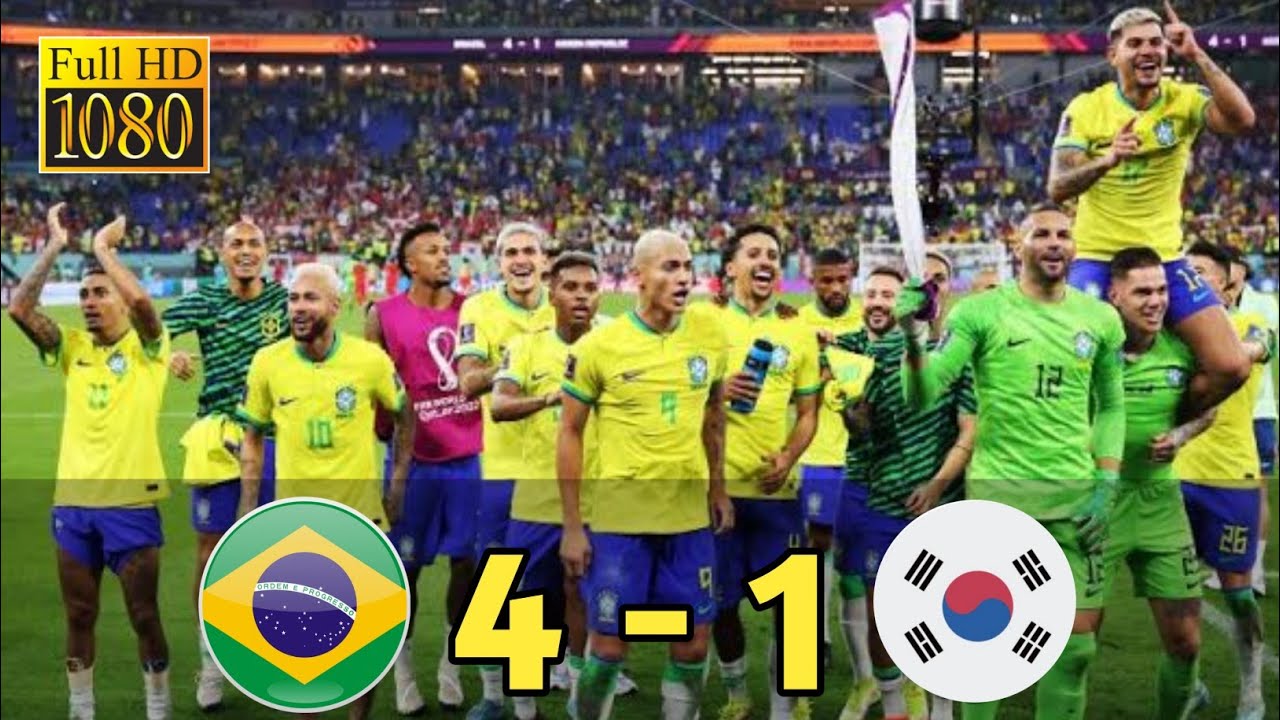 Brazil vs South Korea 4 - 1 I Highlight & Goals I World Cup 2022 - YouTube