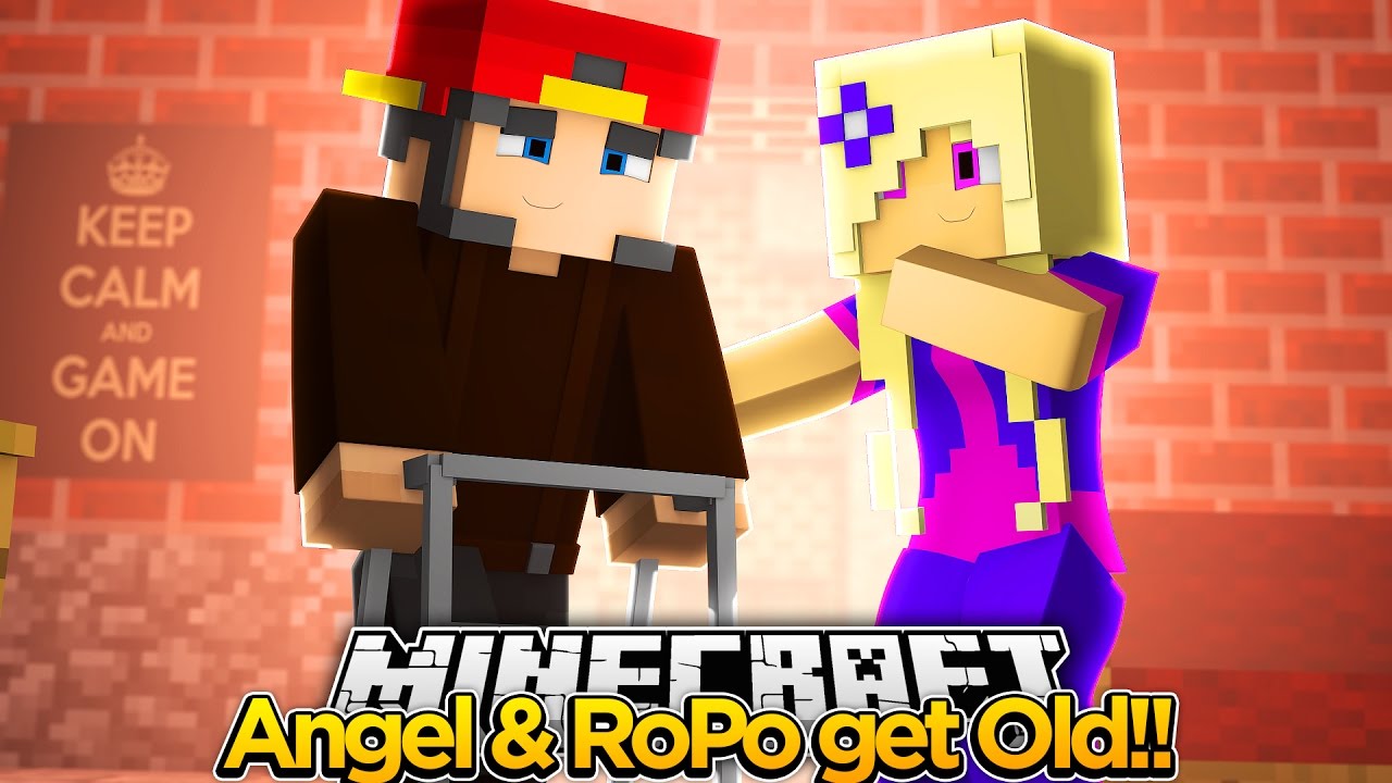 Minecraft Adventure - LITTLE ROPO & BABY ANGEL GET OLD!!!! - YouTube