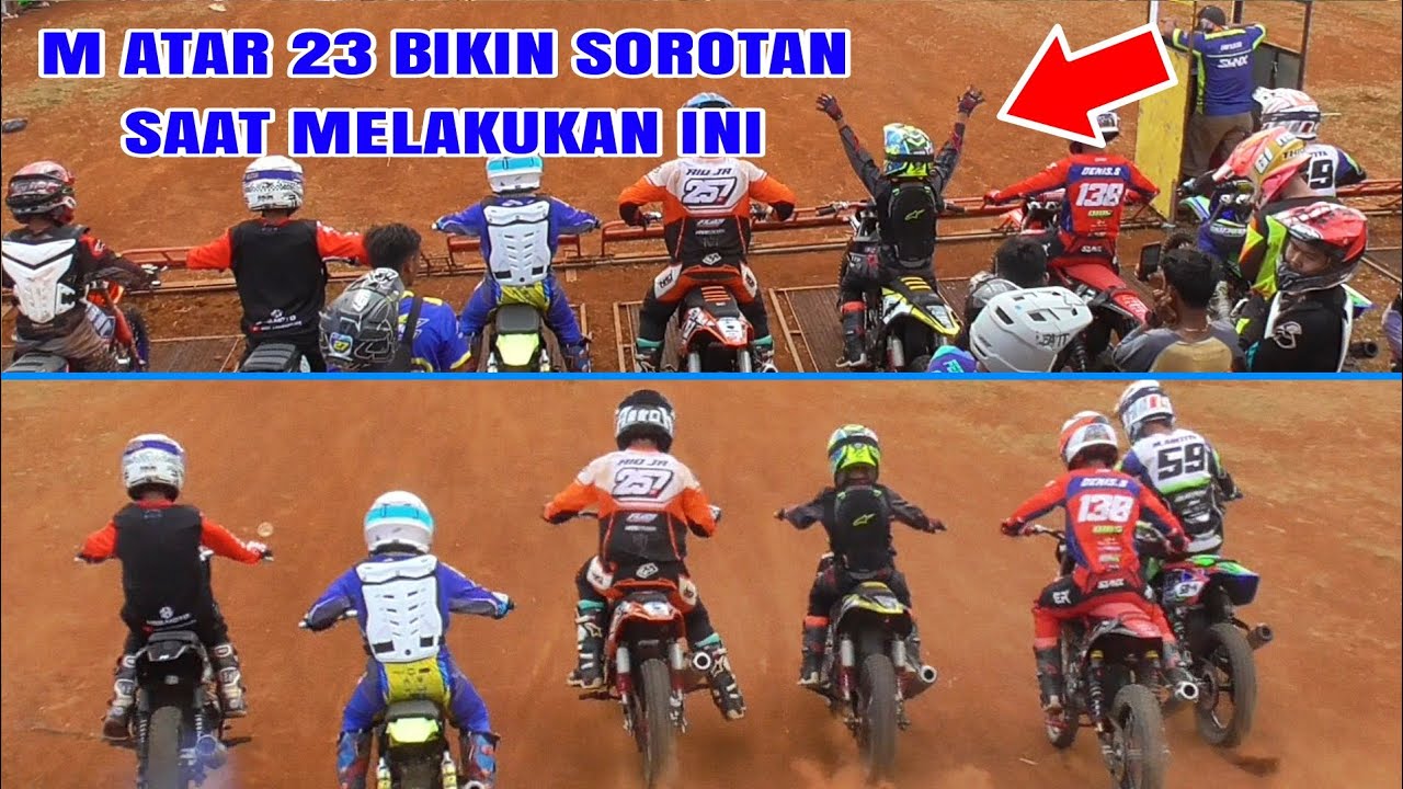 TERNYATA M ATAR 23 PUNYA GAYA KAYA GINI SAAT RACE DI LEPAS - YouTube