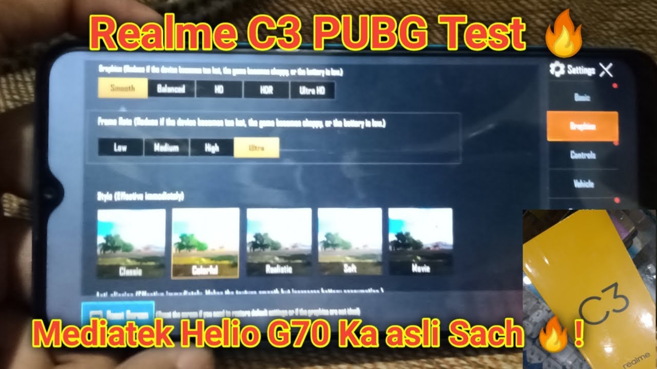 Realme C3 PUBG Test || Realme C3 PUBG Graphics || Realme C3 PUBG ...