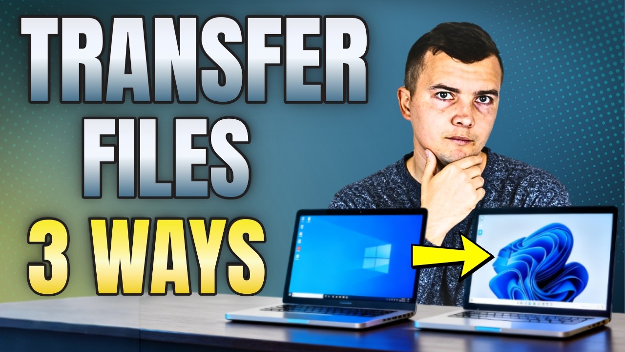 3 BEST Ways to Transfer Files From Old PC to New PC - YouTube