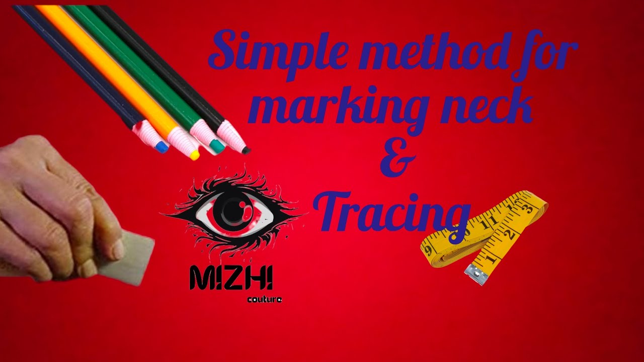 Simple method for marking a neck and Basics of tracing. - YouTube