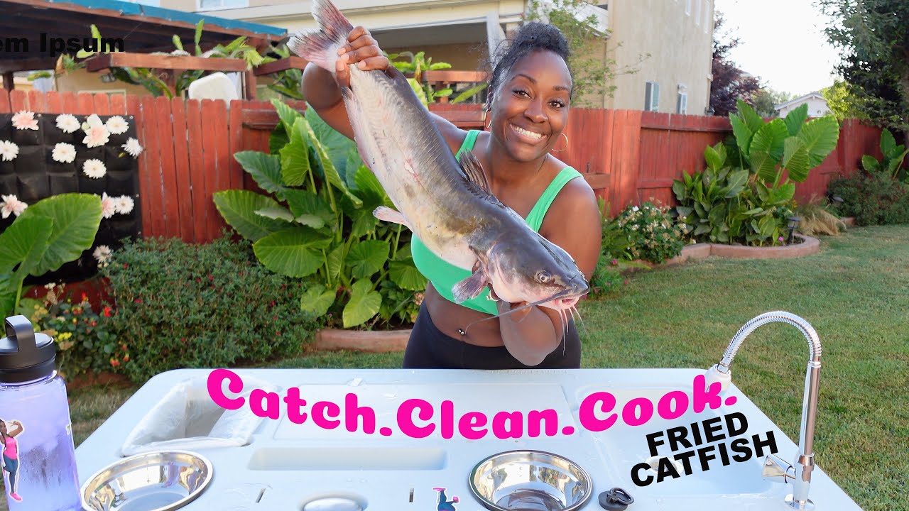 CATFISH CATCH AND COOK best fried fish ever - YouTube