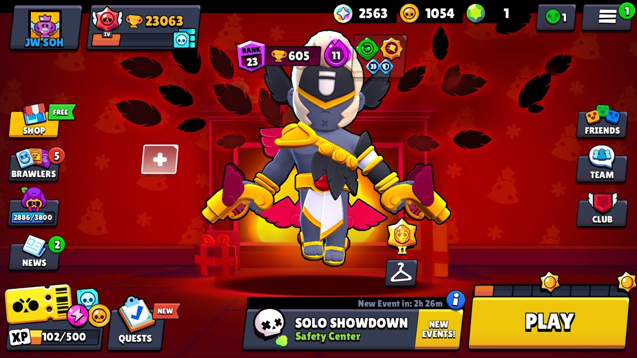 Brawler of Rare Dark Angel Colt Skin/ Skill Power 11 Gameplay🔥|Brawl ...