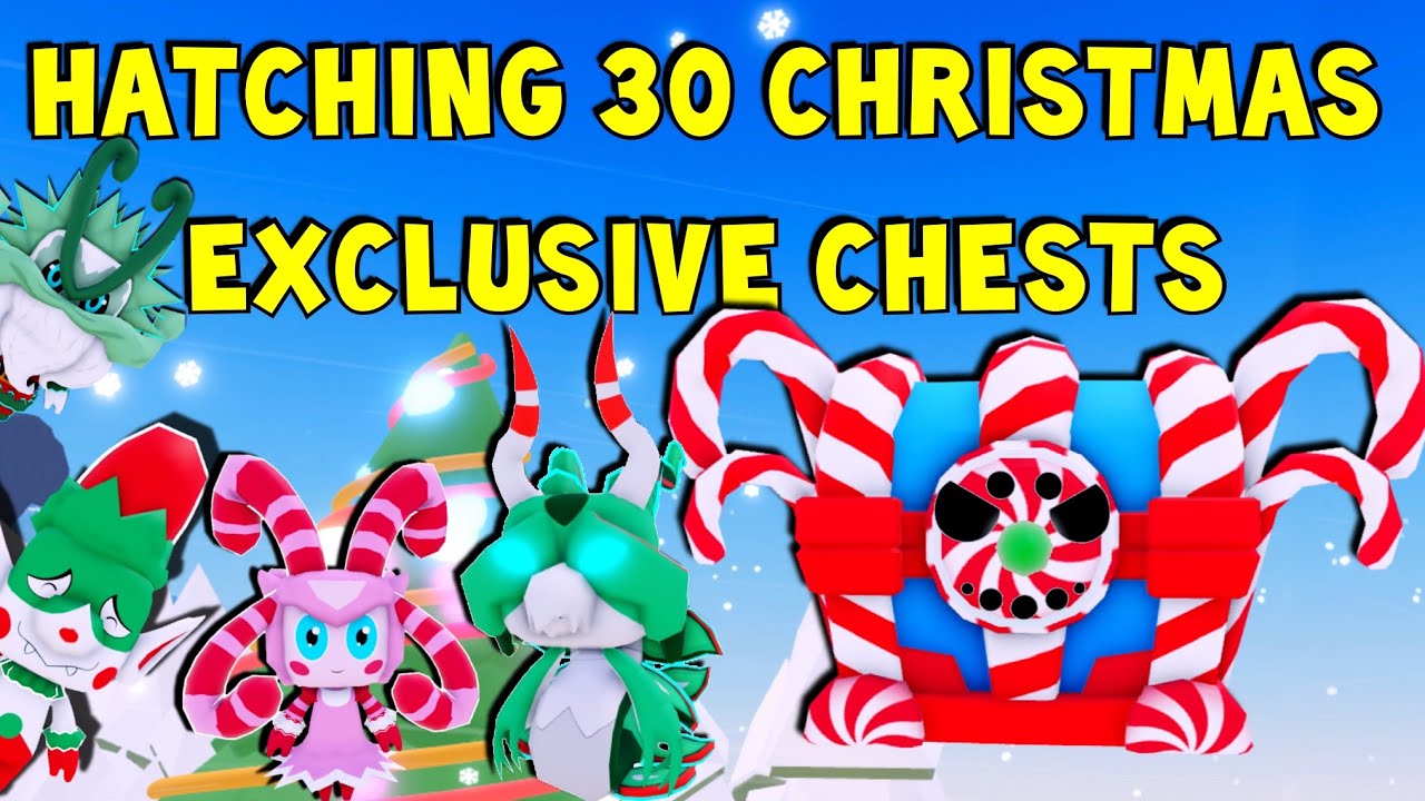 🎄New Christmas Update + Hatching 30 EXCLUSIVE CHRISTMAS CHESTS ️ - YouTube