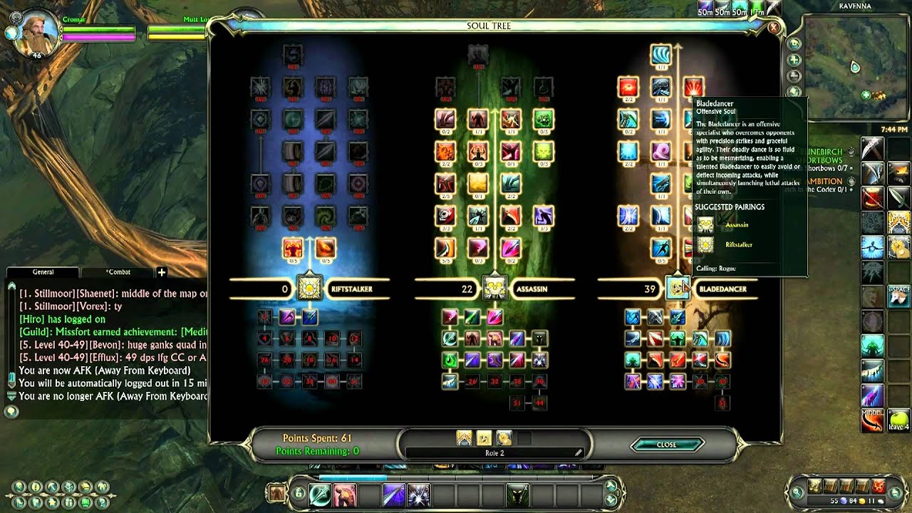 Rift Rogue - Bladedancer leveling guide! (Mid to high level solo PVE ...