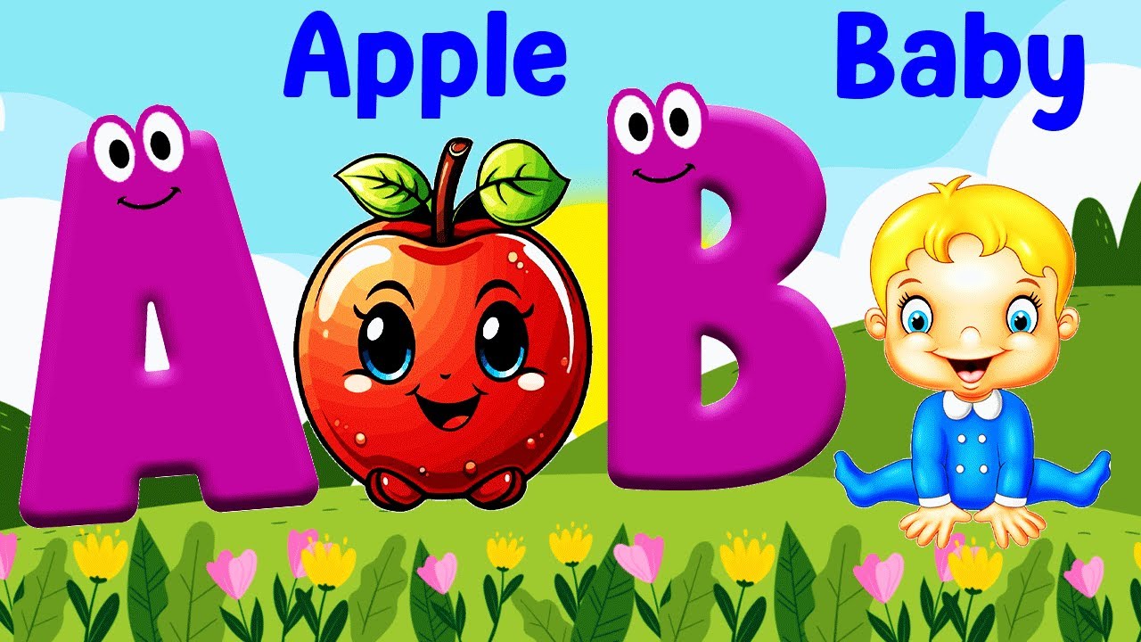 Phonics Sounds of Alphabets A to Z in English - A For Apple- ABC ...