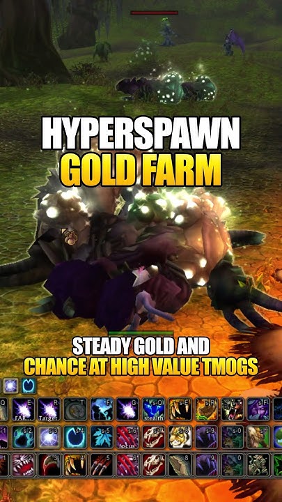 Insane Hyperspawn Gold Farm in War Within 💸 #worldofwarcraft #wowgoldfarm #warwithin - YouTube