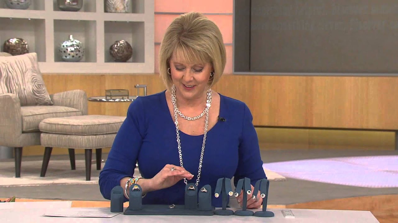 Ships 12/15/14 Pave' Color Diamond Ring, Sterling, 1/4 cttw, Affinity ...