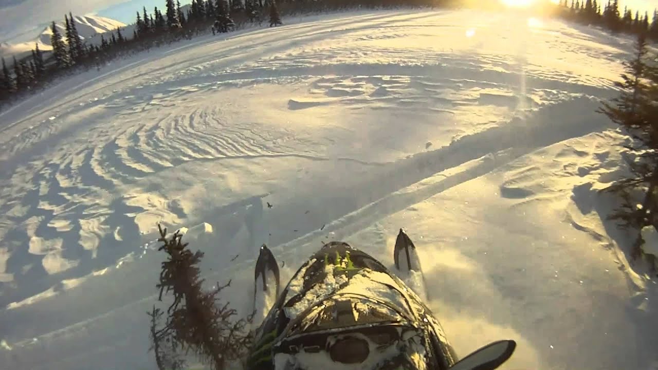 Snowmachining Alaska Nov. 22, 2013 - YouTube
