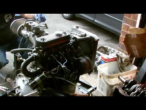classic mini 1380 engine first start - YouTube