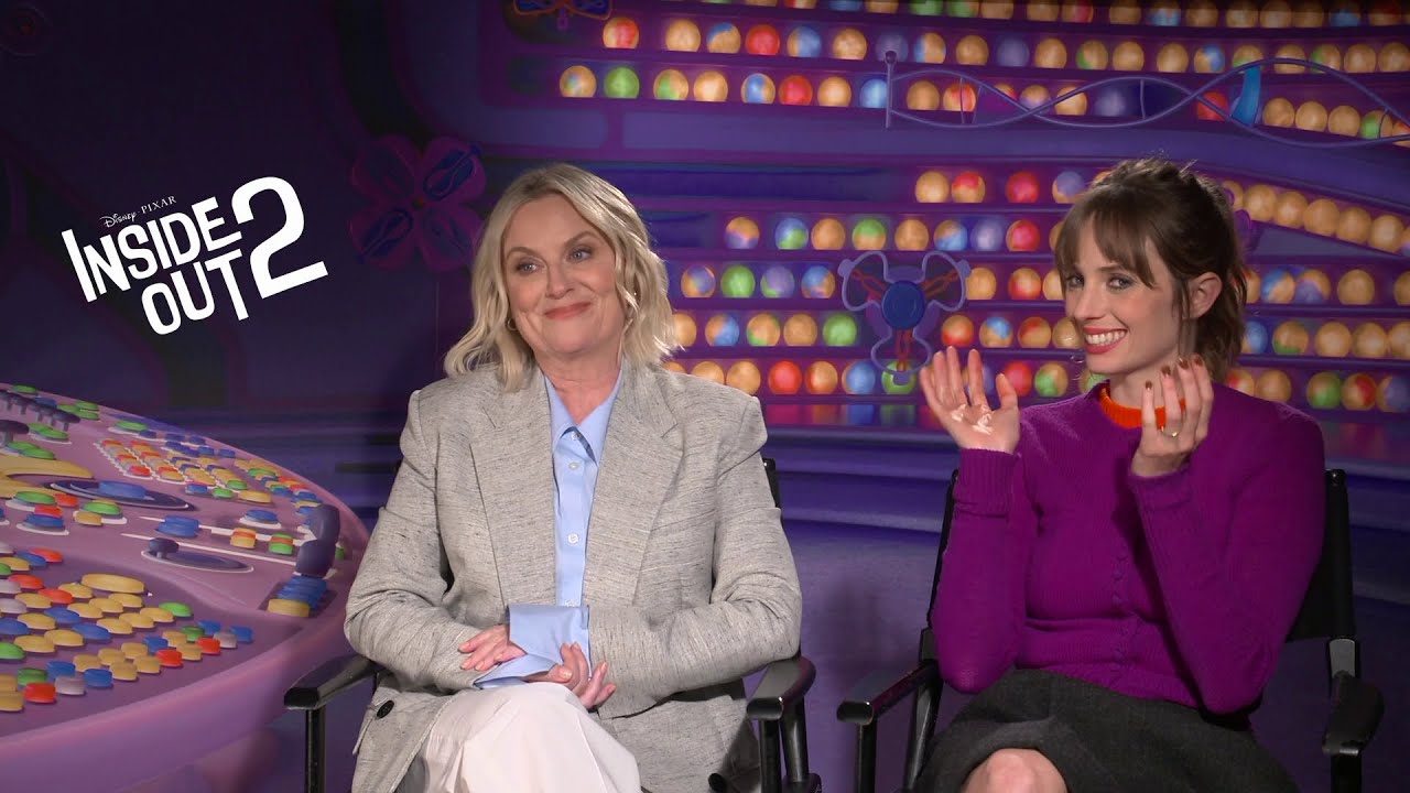 INSIDE OUT 2 interviews Amy Poehler, Maya Hawke, Liza Lapira, Lewis ...