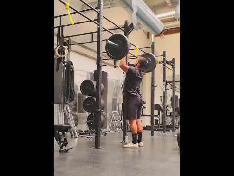 Over Head Press 135 LBS For 5 Reps. New PR. Full Range Of Motion. Put ...