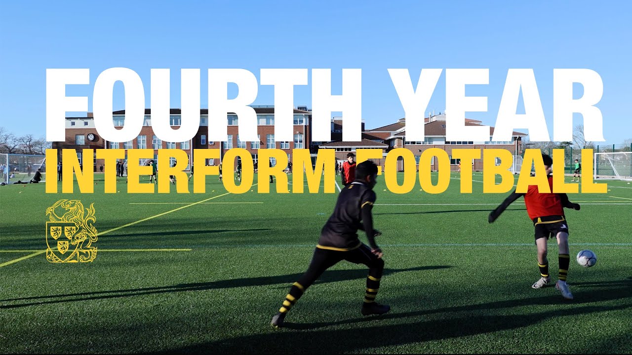 Fourth Year Interform Football - YouTube