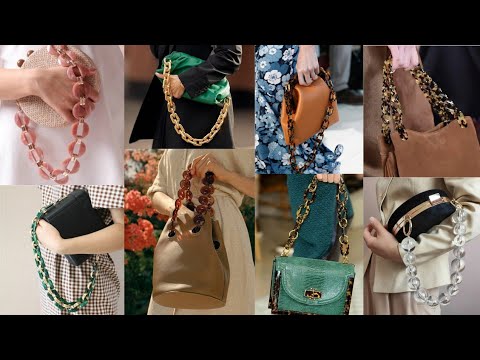 New Acrylic Chain bags design | Trendy thick/ big chain bags collection ...