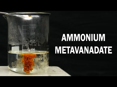 Making Ammonium Metavanadate