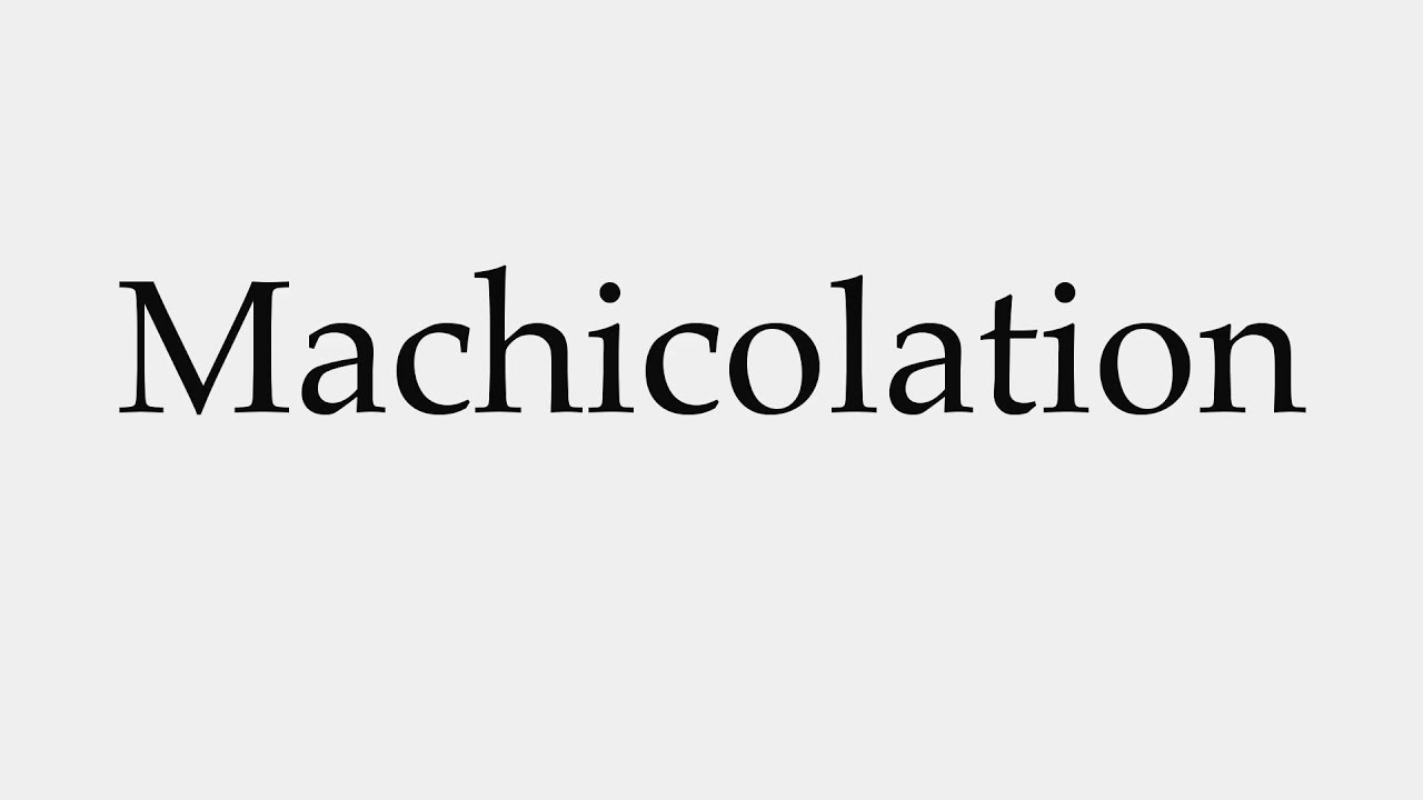 How to Pronounce Machicolation - YouTube