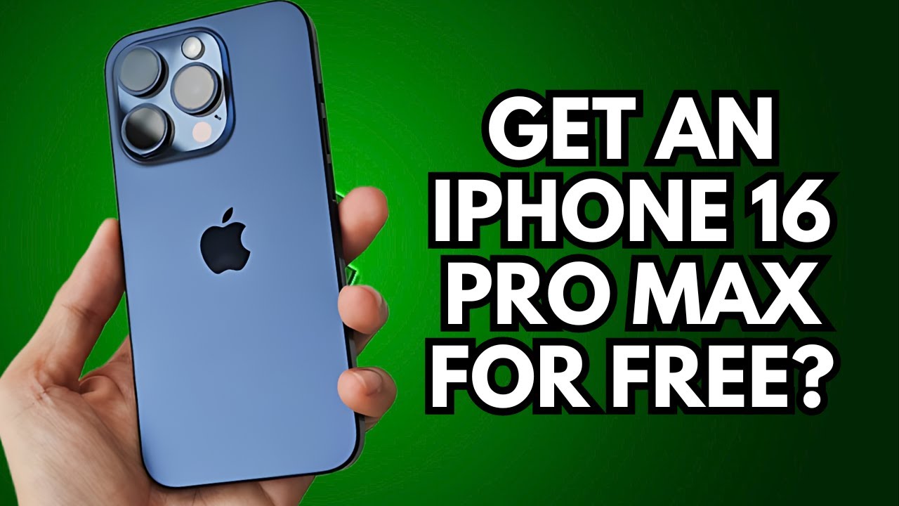 How to Get an iPhone 16 Pro Max for Free? (Legit Ways Only!) - YouTube