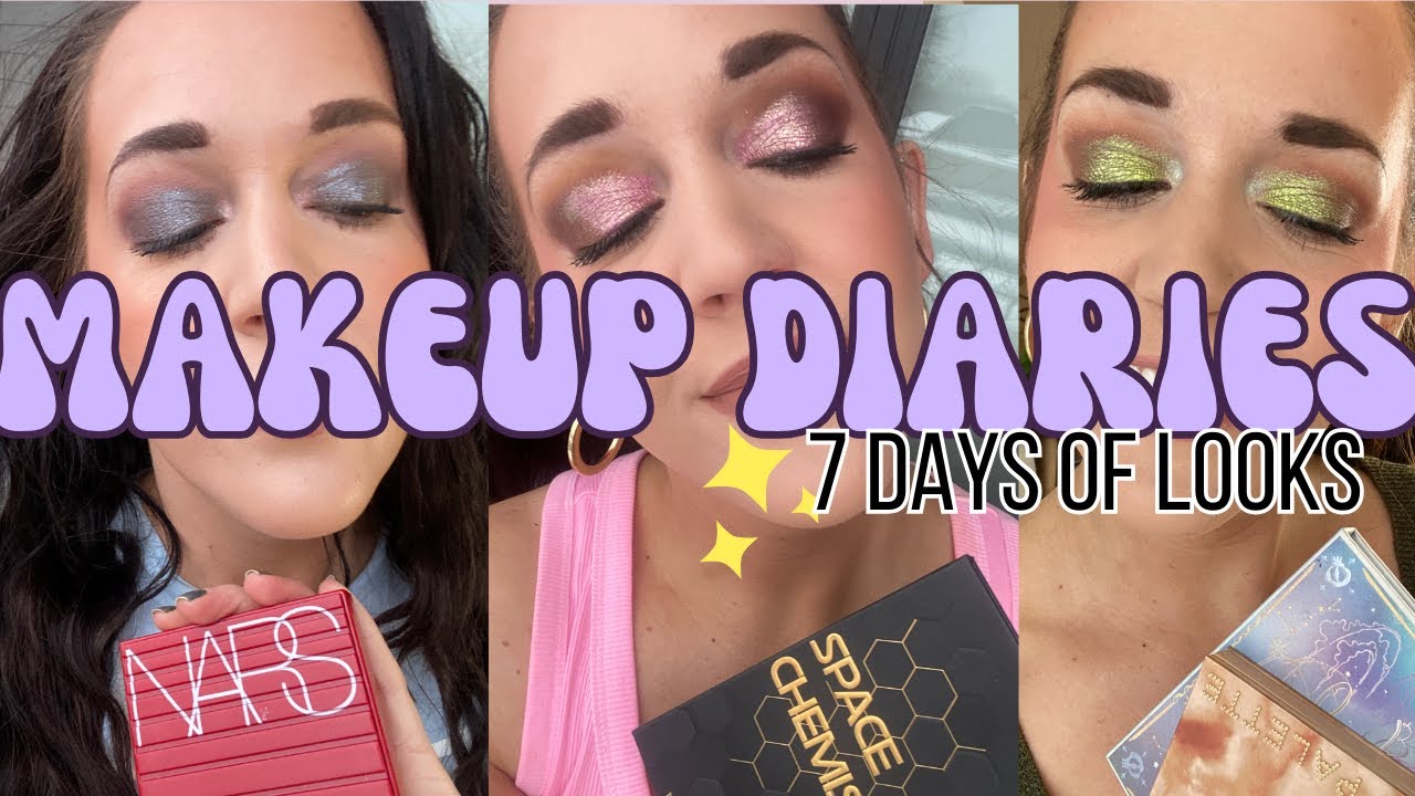Makeup Diaries Ep. 1 ☔️ One Week of Makeup Looks! - YouTube