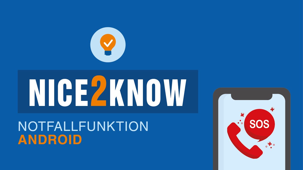 #Nice2Know: Notfallfunktionen Samsung/Android - YouTube