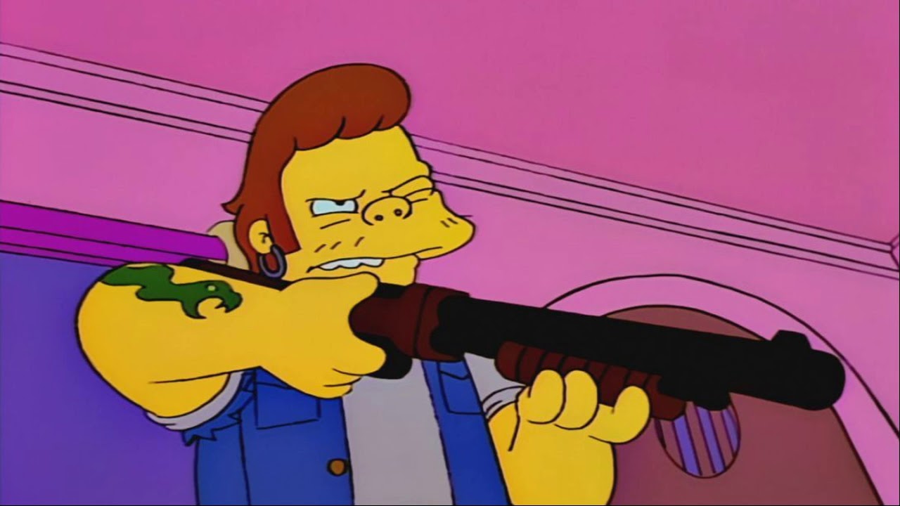 The Simpsons: Road Rage Snake Voice Clips - YouTube