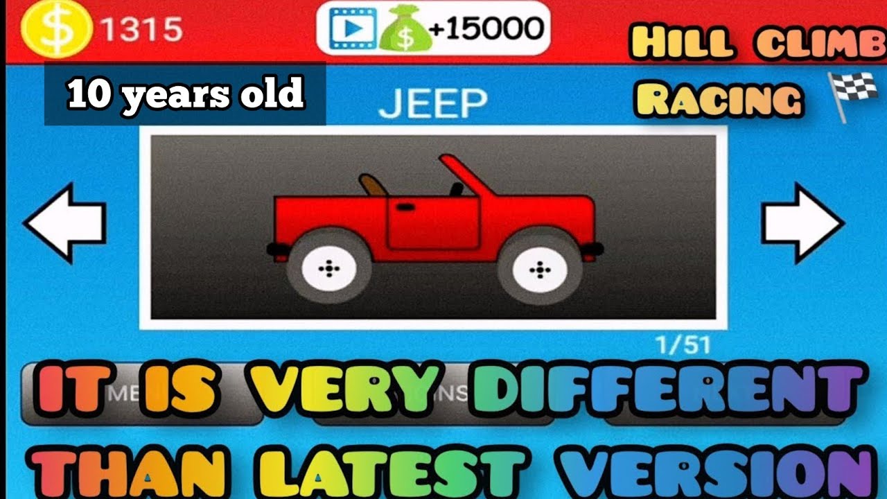 10 Years old version | Hill climb Racing | Old and first version | Full ...